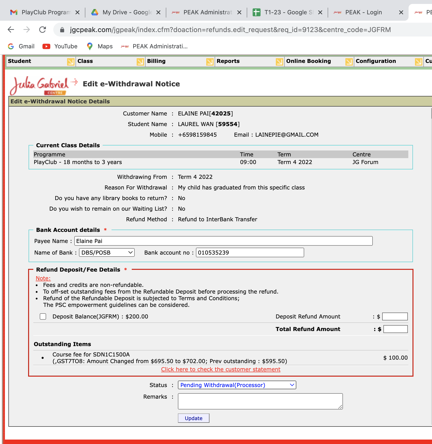 IT SUPPORT - JULIAGABRIEL EDUCATION